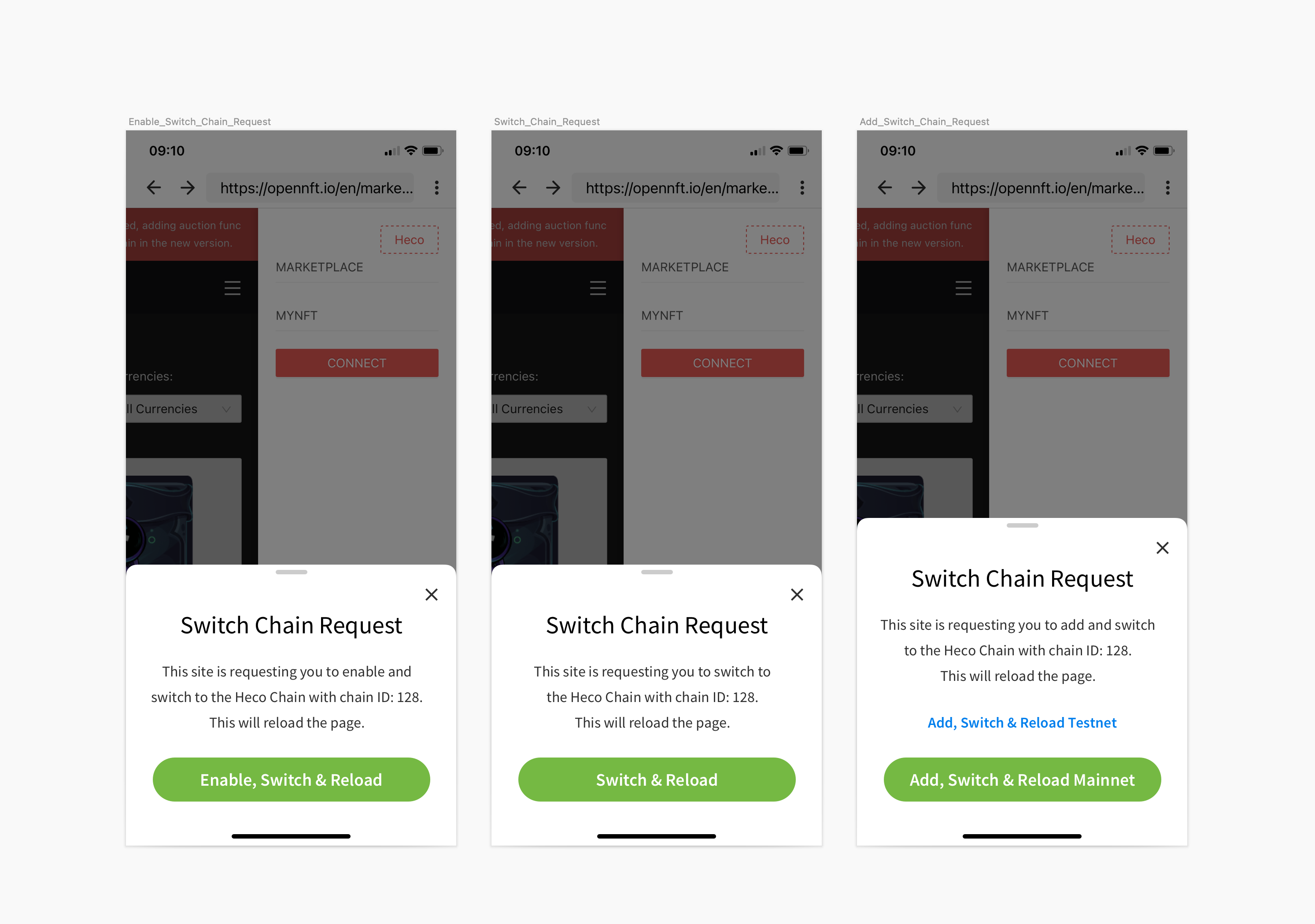 Implement designed Prompts for EIP3085 wallet_addEthereumChain support · Issue #2908 ...