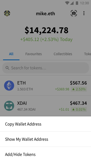 Move the search bar down, move Add/Hide Tokens · Issue #2230 · AlphaWallet/alpha-wallet-android ...