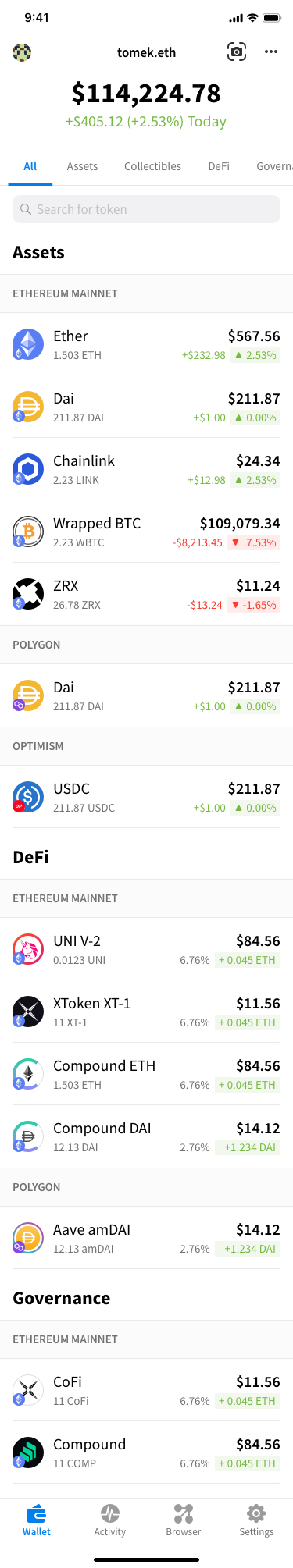 Improve Segmented Controls and Token Groups · Issue #3546 · AlphaWallet/alpha-wallet-ios · GitHub