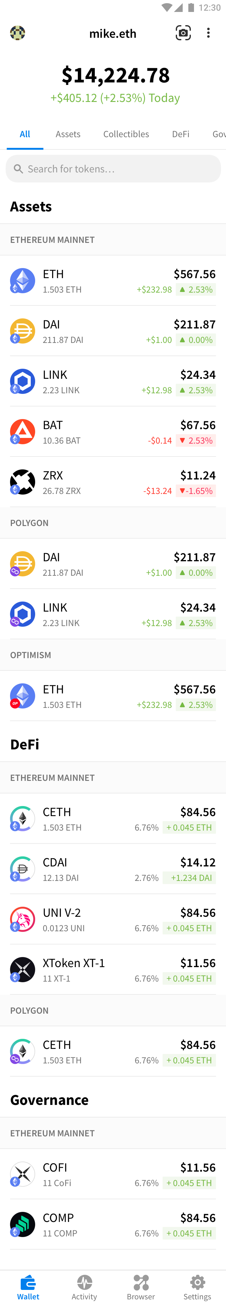 Improve Segemented Controls and Token Groups · Issue #2282 · AlphaWallet/alpha-wallet-android ...