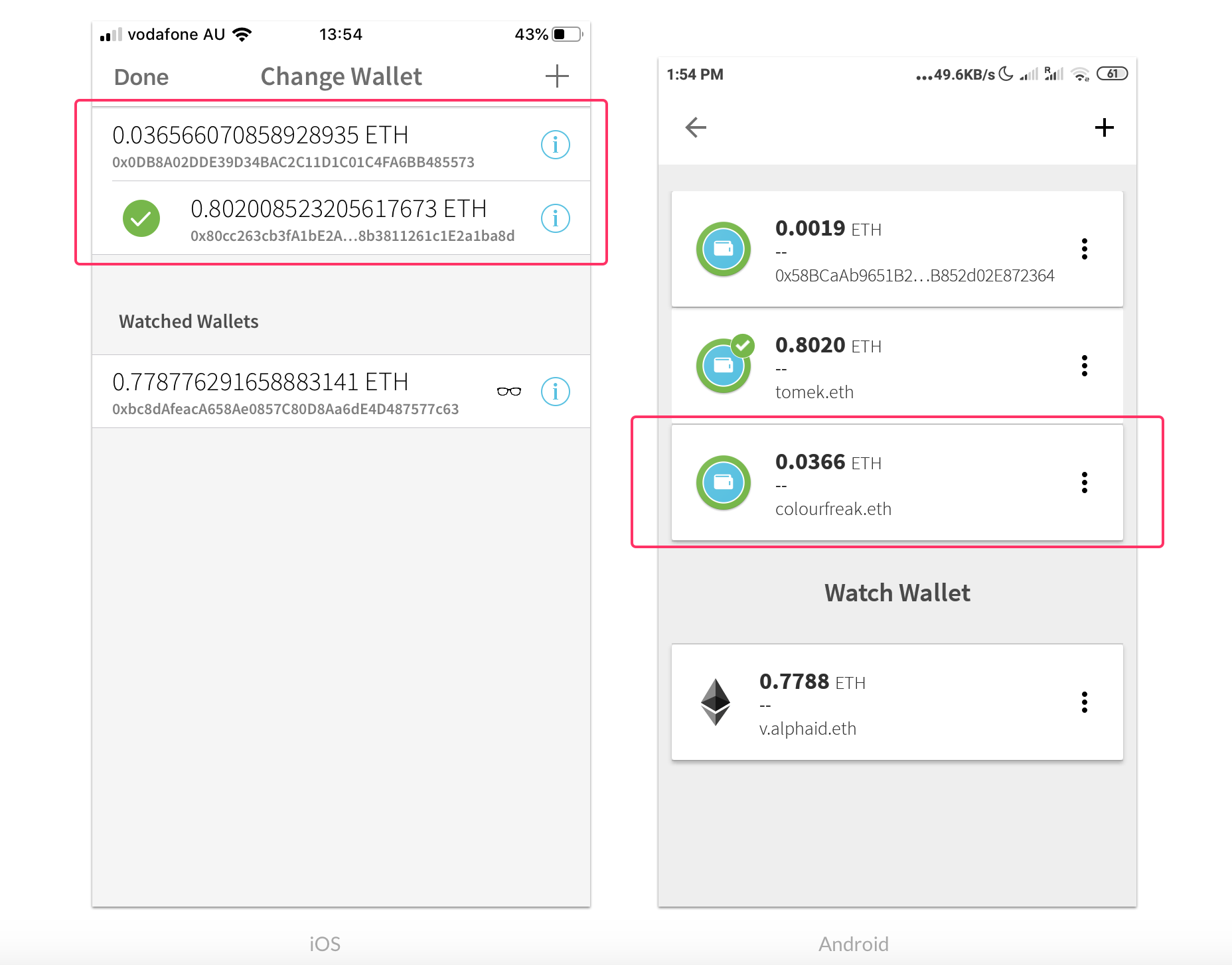 Display ENS reverse lookup if they correspond directly to ETH address · Issue #1552 ...