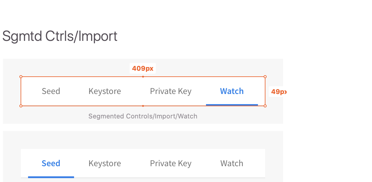 Update Segmented Controls [Fiji] · Issue #1634 · AlphaWallet/alpha-wallet-ios · GitHub