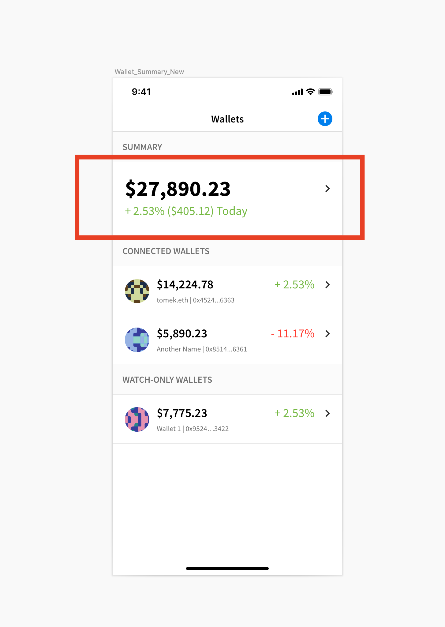 Add Wallet Summary [Samoa] · Issue #1769 · AlphaWallet/alpha-wallet-android · GitHub