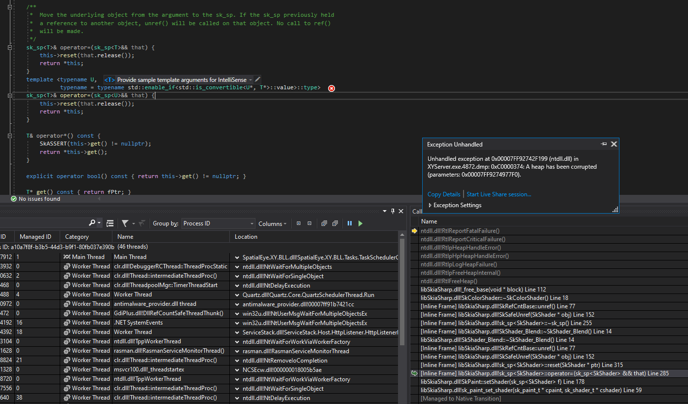 [BUG] Setting a shader on a SKPaint could free the old shader while ...