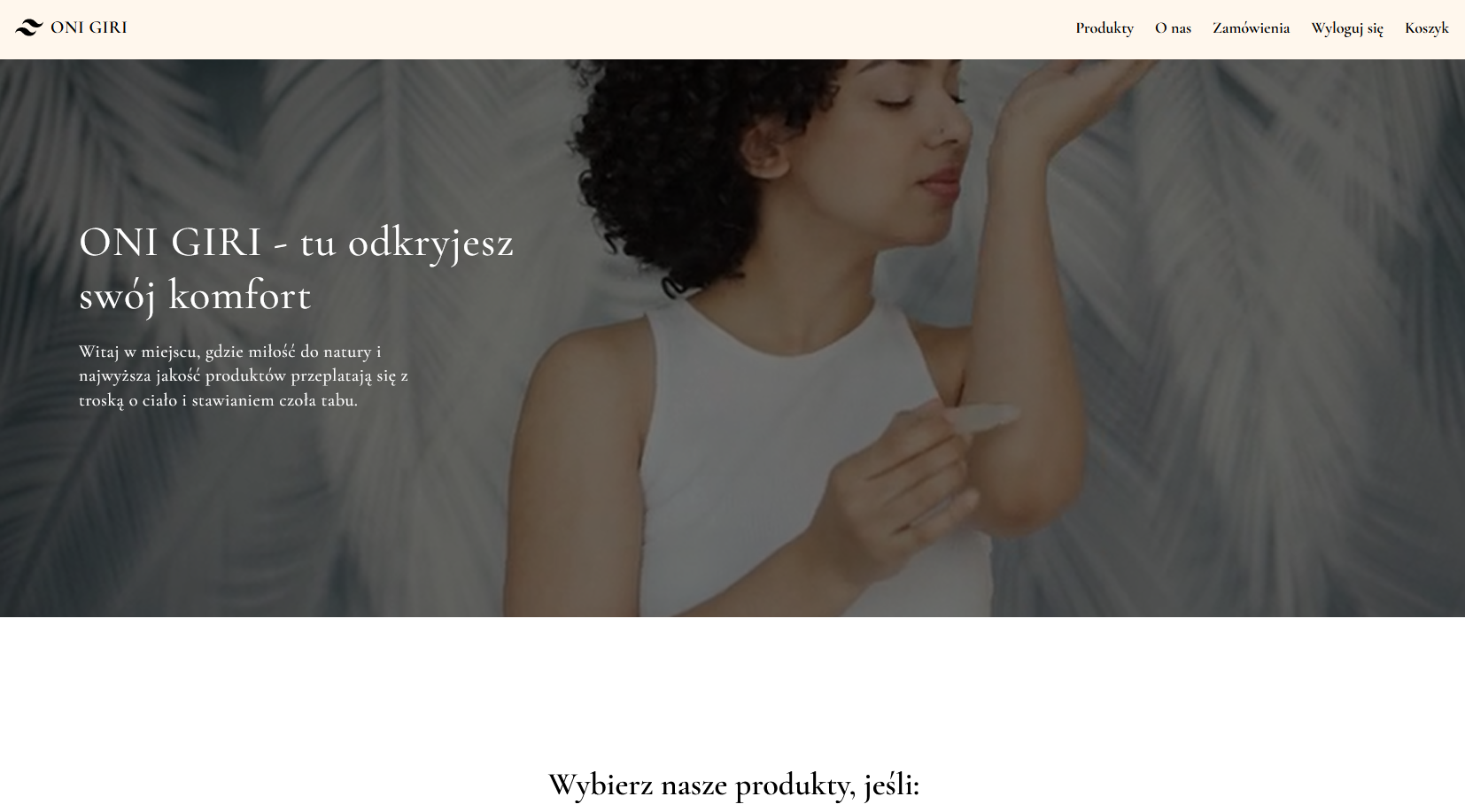 GitHub - kkuczniak/ONIGIRI: next.js ecommerce