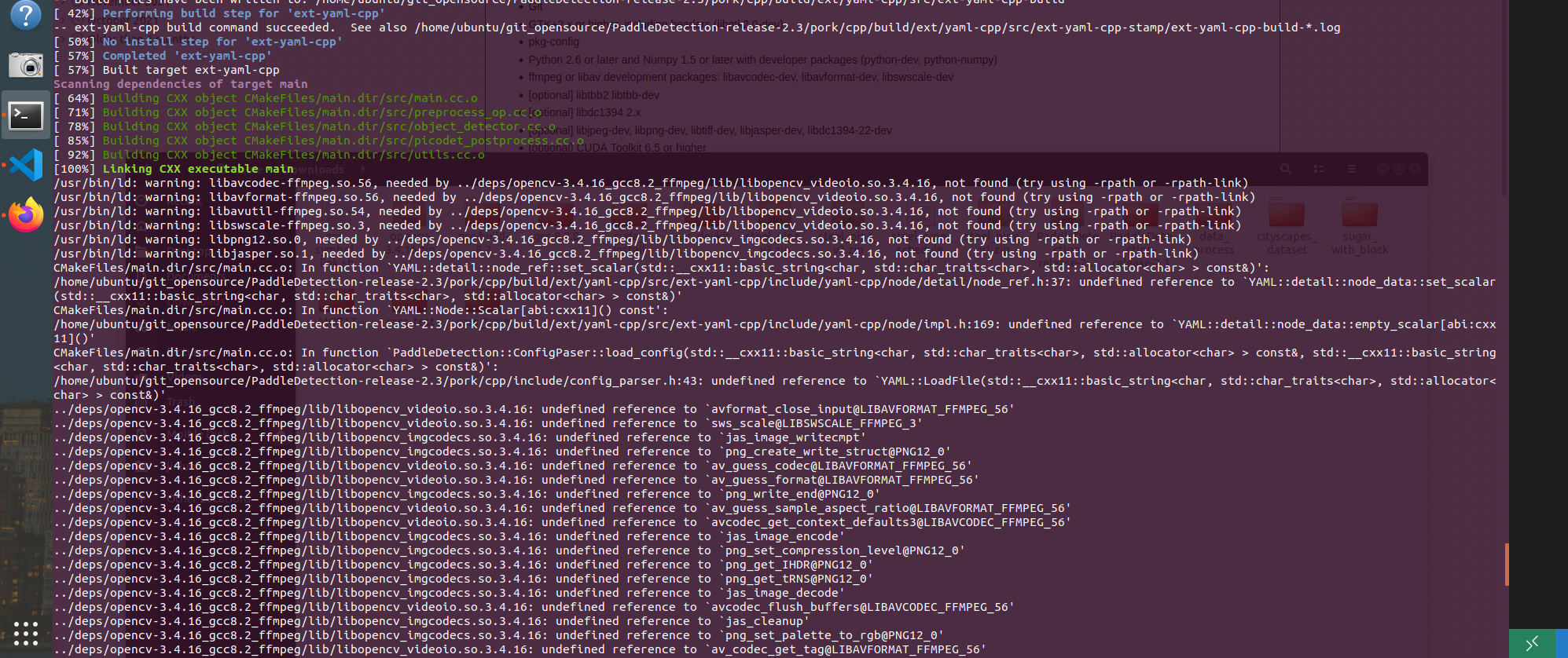 c++部署编译失败 · Issue #5285 · PaddlePaddle/PaddleDetection · GitHub