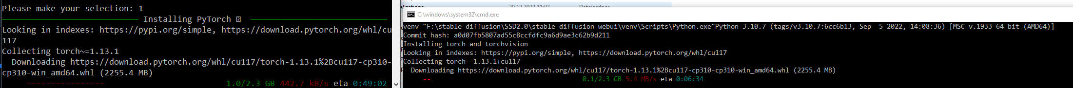 [enhancement]: faster torch download source, like A1111 · Issue #3146 · invoke-ai/InvokeAI · GitHub