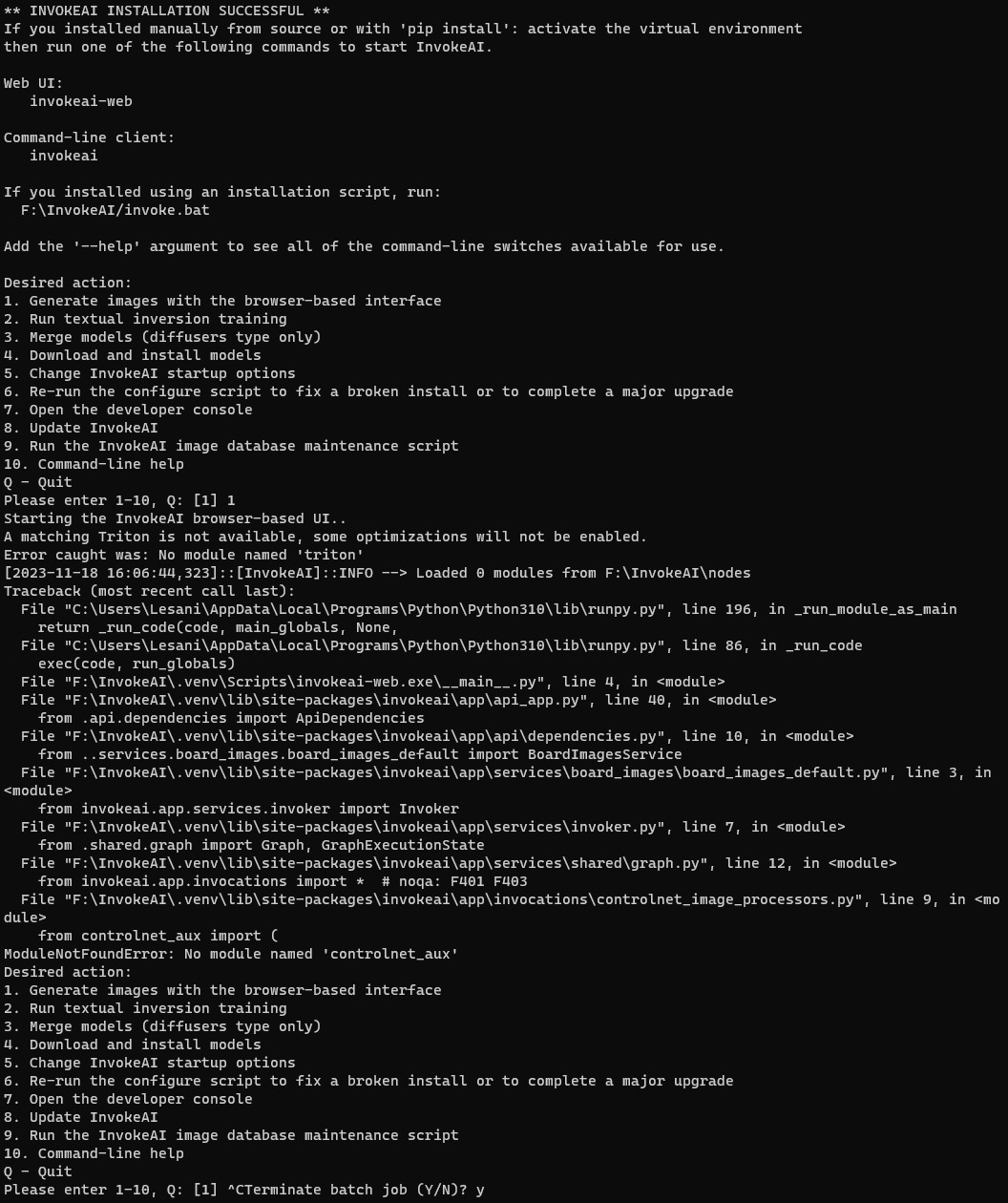 Bug Controlnetaux Missing When Installing With The Automatic