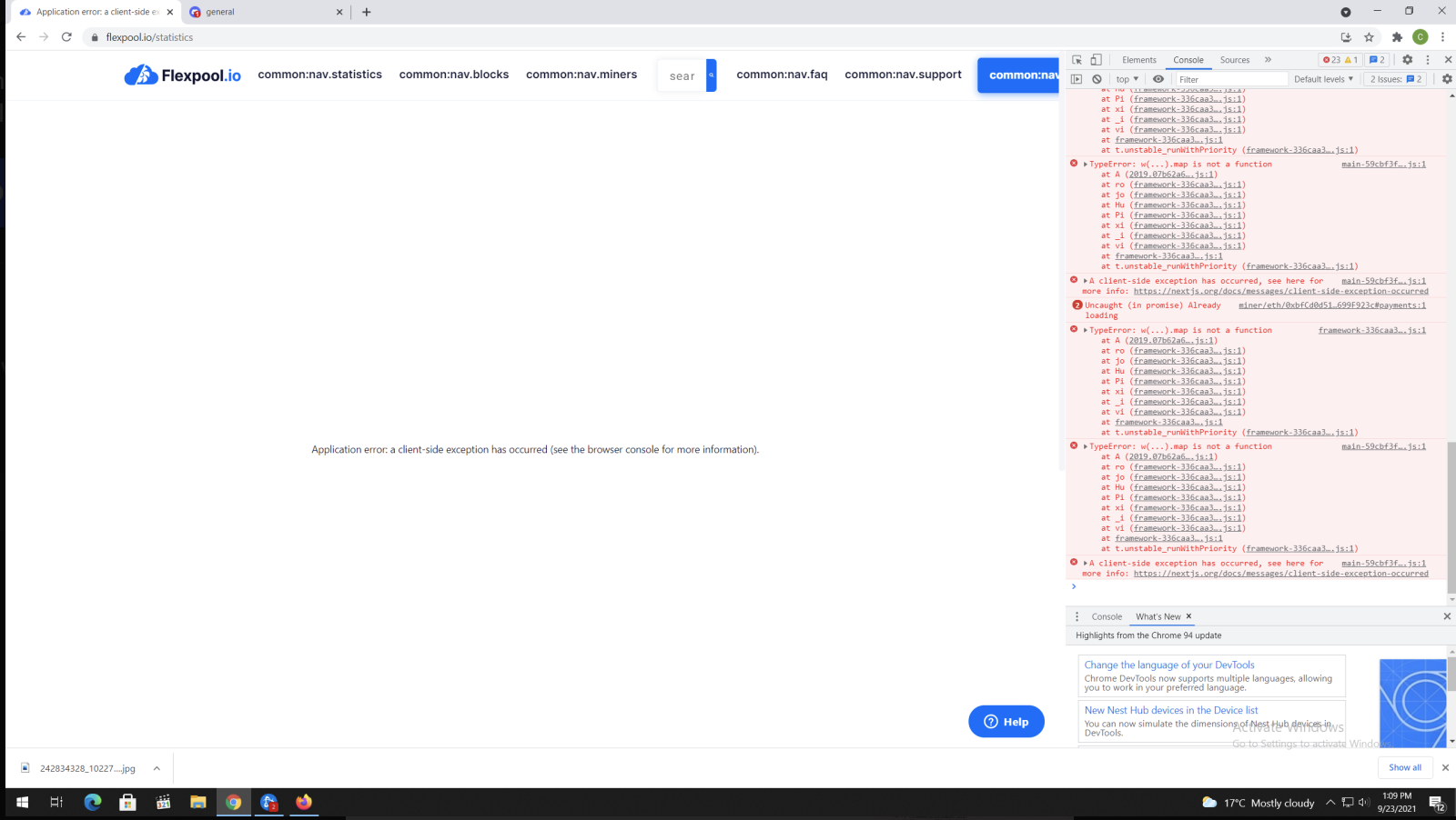 Page crash when redirect away from `/{address}#payment` · Issue #449 · flexpool/frontend · GitHub