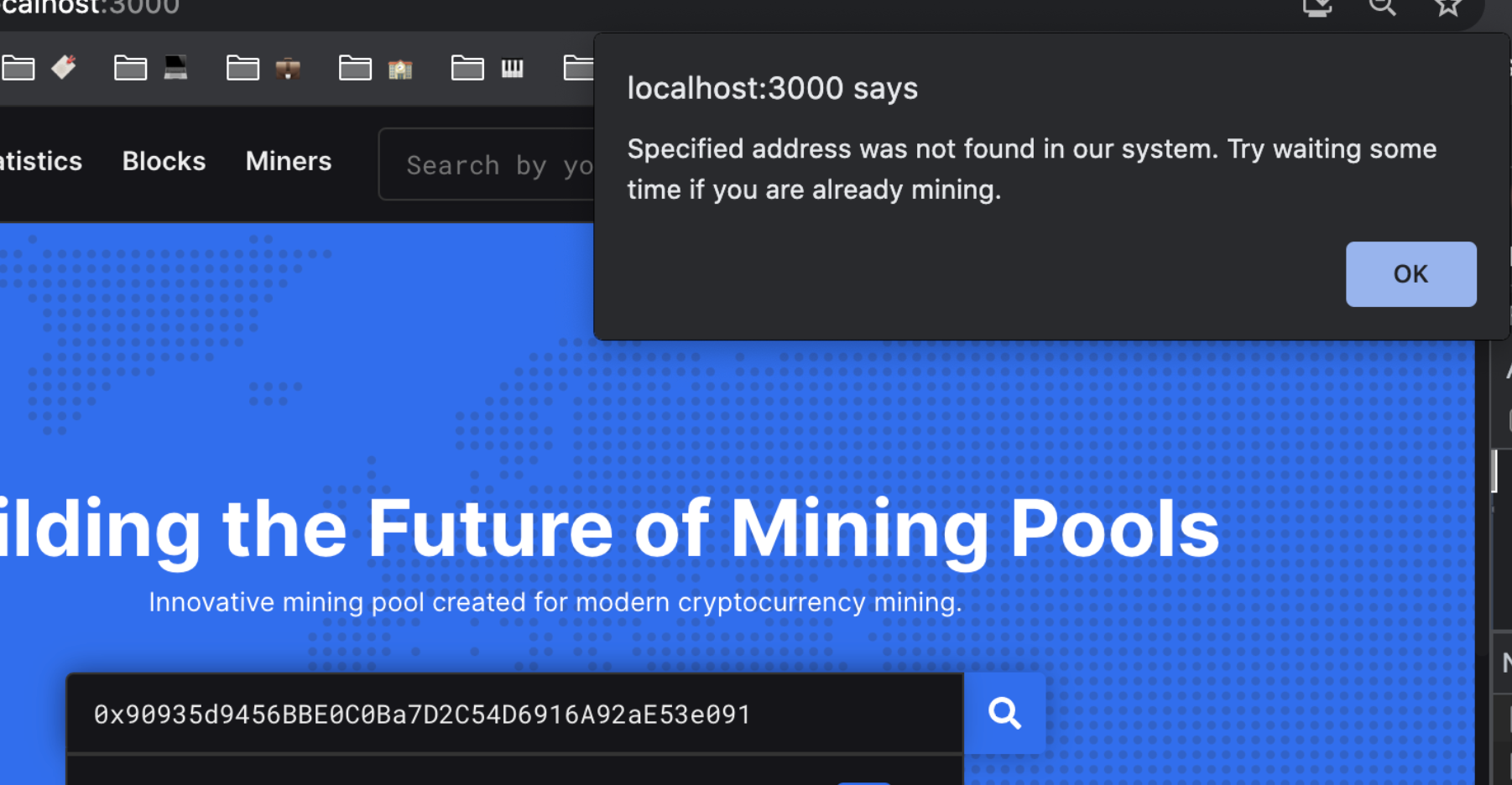 Update address search bar validation logic · Issue #452 · flexpool/frontend · GitHub