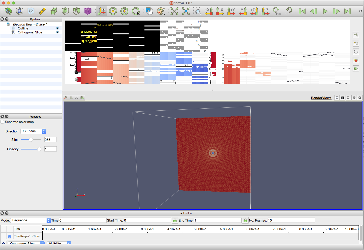 Color Table Widget at top of window contains garbled pixels. · Issue ...