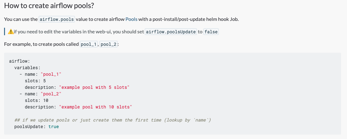 Typo in docs for `airflow.pools` in README.md · Issue #207 · airflow-helm/charts · GitHub