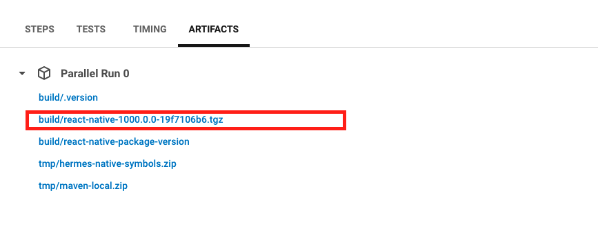 Can't use PR artifact tarball in my react native App · Issue #35663 · facebook/react-native · GitHub