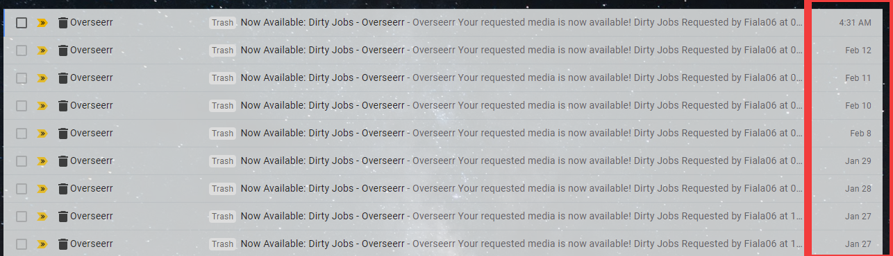 Same notification each time sonarr sync runs has returned · Issue #924 · sct/overseerr · GitHub