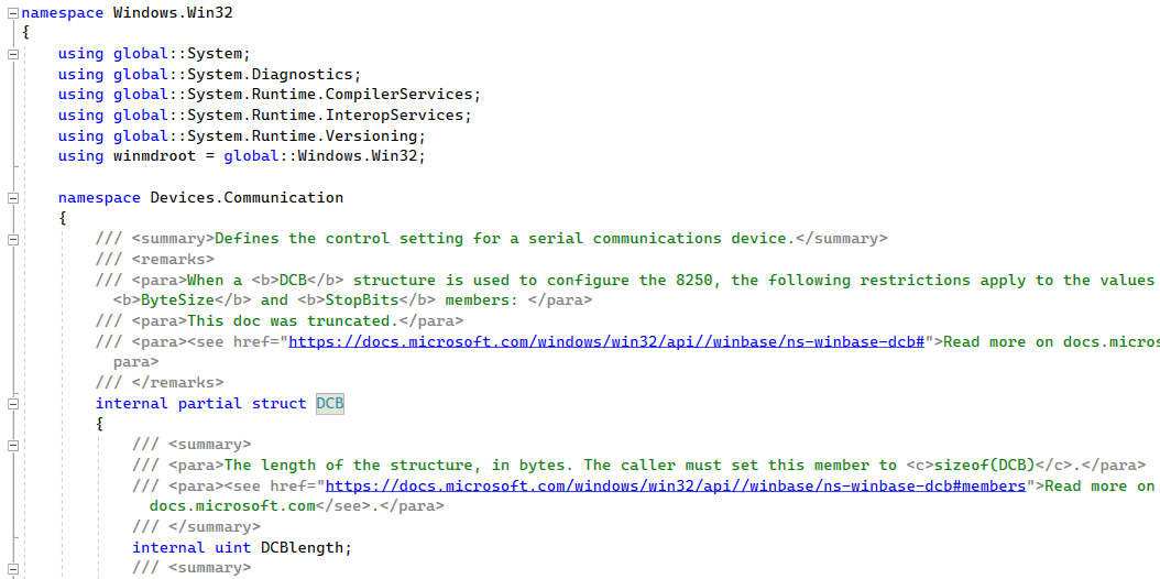 Why there is not the StructLayoutAttribute on structures? · Issue #541 · microsoft/CsWin32 · GitHub