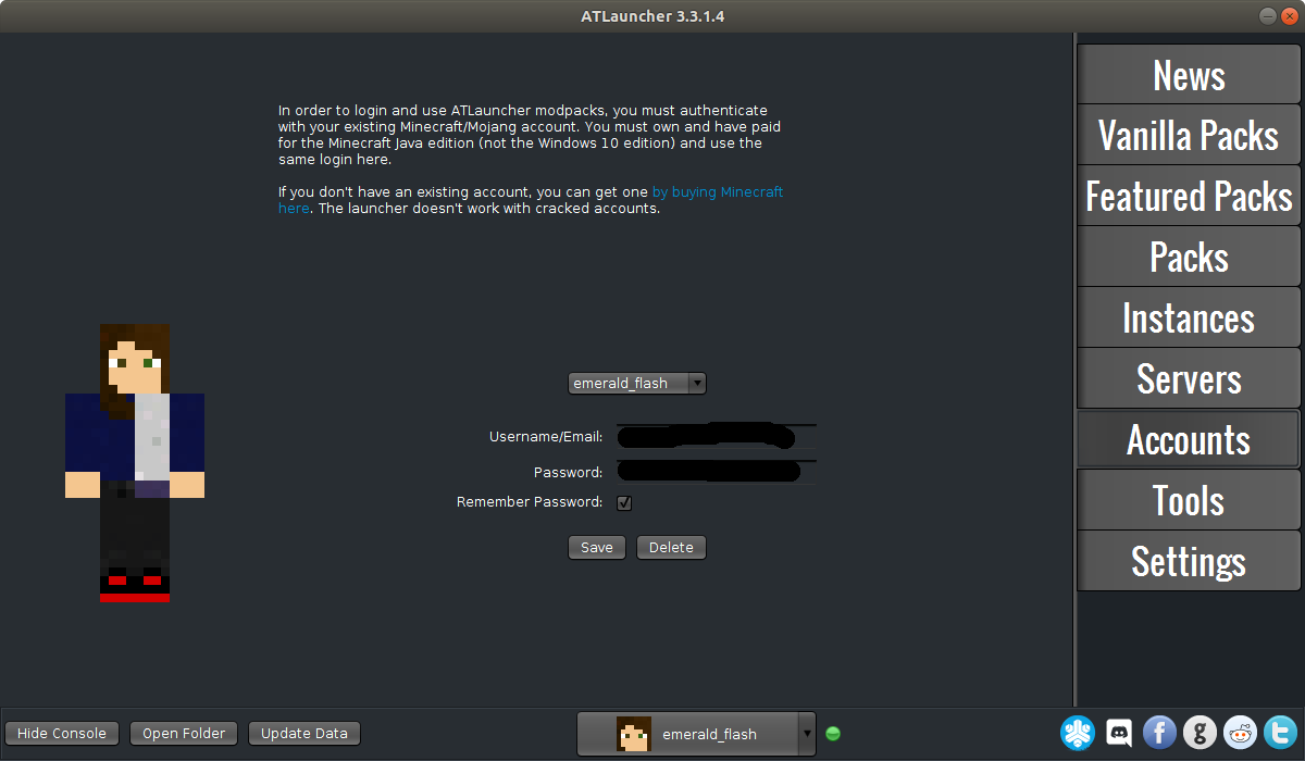 Skin preview displays wrongly on accounts page for 1.8+ skins · Issue ...
