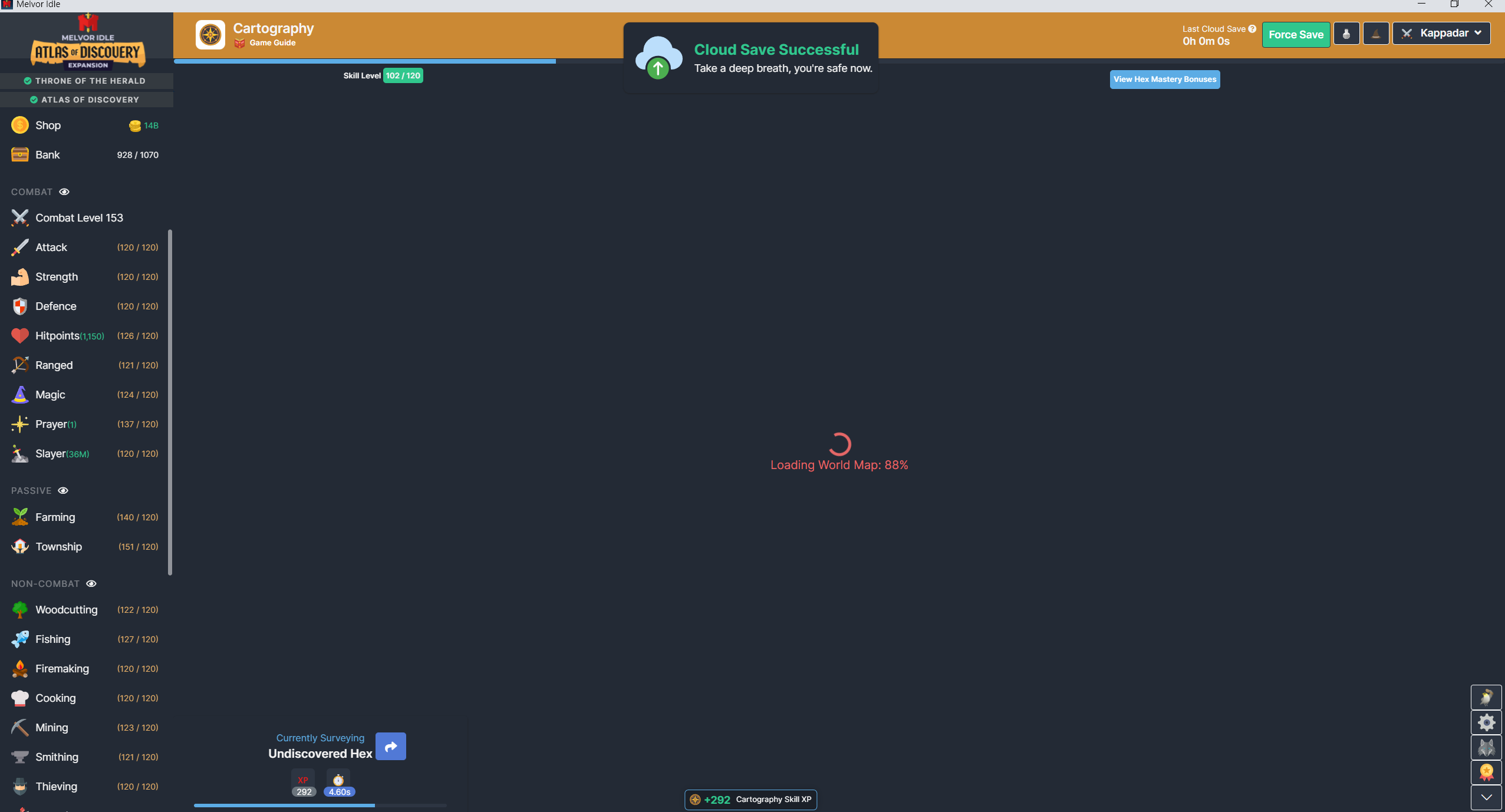 [Bug]: Cartography loading map crashes game · Issue #3819 · MelvorIdle/melvoridle.github.io · GitHub