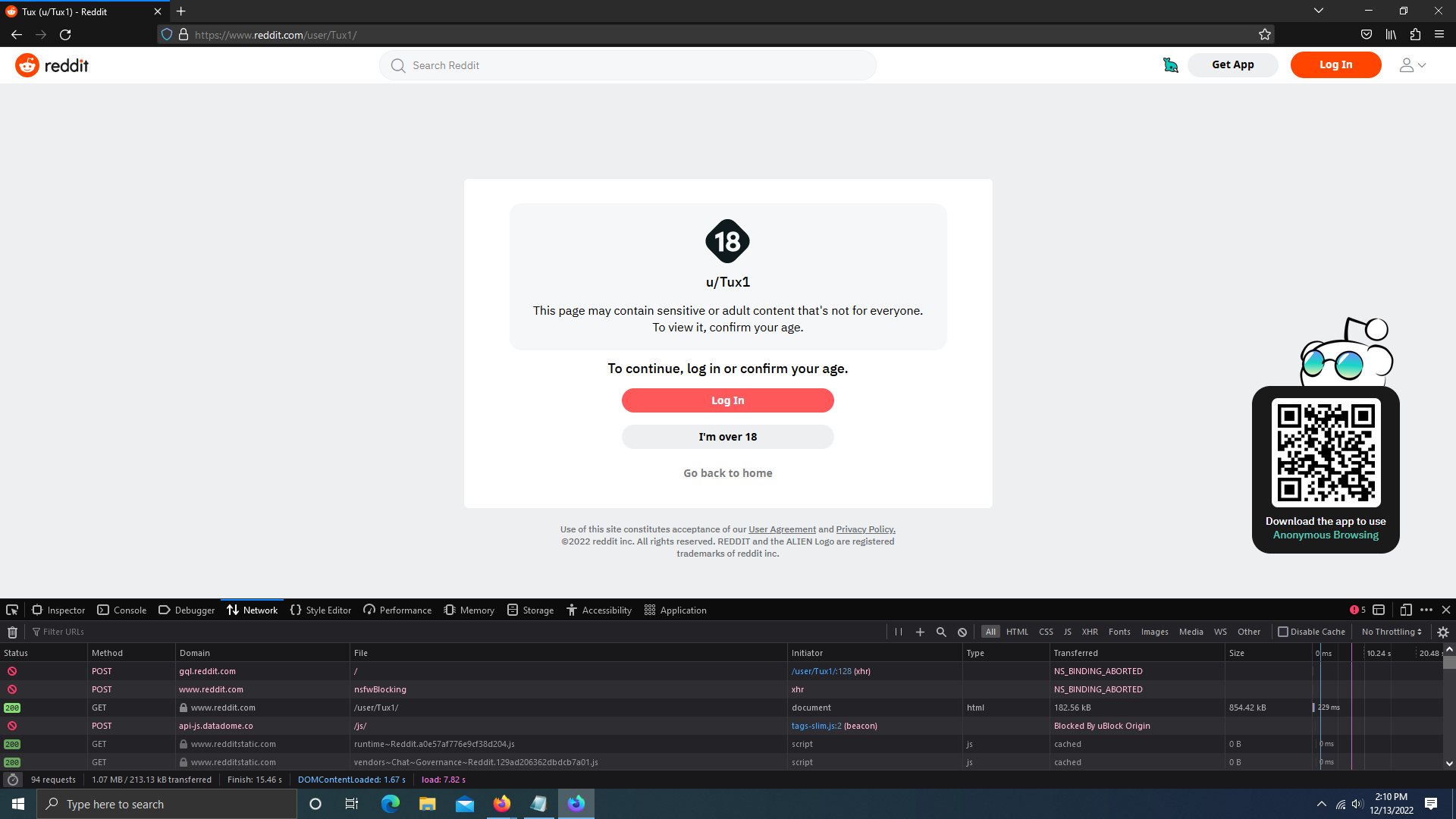 [nsfw] reddit.com: breakage · Issue #15973 · uBlockOrigin/uAssets · GitHub