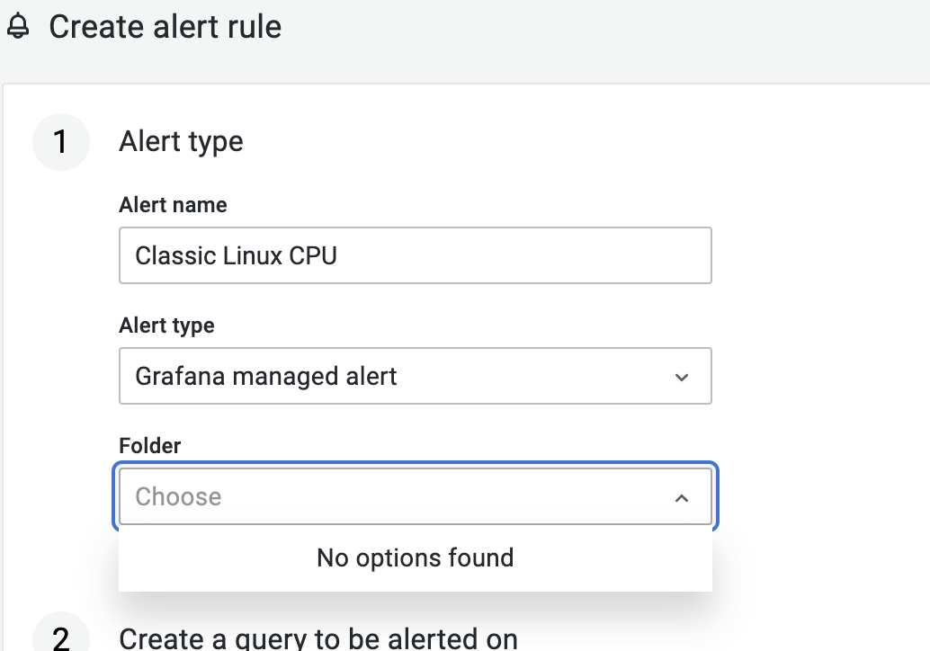 Unified alerting: Fix folder creation dropdown on alert rule page · Issue #34796 · grafana ...