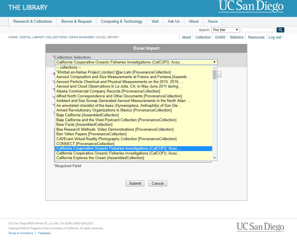 Provide way to expand full collection names in damsmanager UI · Issue #268 · ucsdlib/damsmanager ...