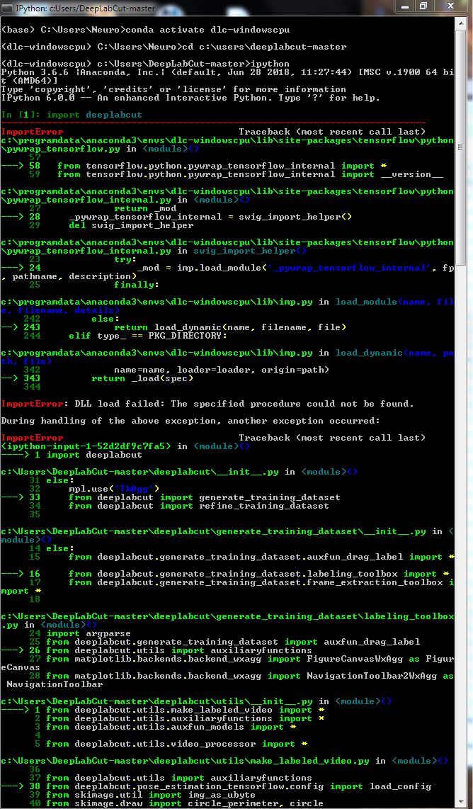 "import deeplabcut" error Windows 7 · Issue #323 · DeepLabCut/DeepLabCut · GitHub