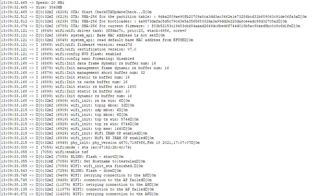 connection to the AP failed · jomjol AI-on-the-edge-device · Discussion #1344 · GitHub