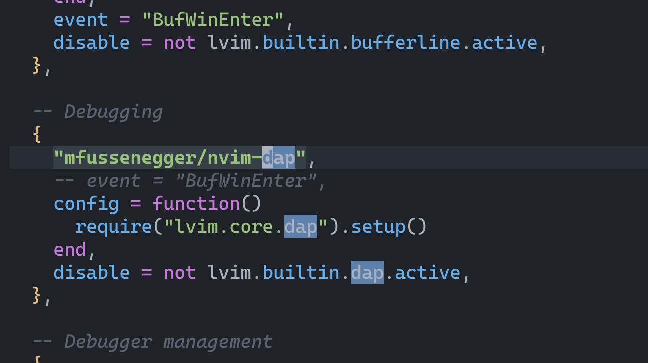 Nvim-Dap and :DIInstall · Issue #2430 · LunarVim/LunarVim · GitHub