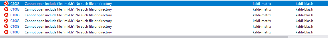 mkl.h no such file and SSIZE_t redefinition in types.h · Issue #3683 · kaldi-asr/kaldi · GitHub
