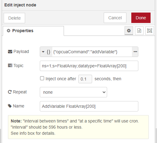 Maximum Array Size · Issue #267 · mikakaraila/node-red-contrib-opcua · GitHub