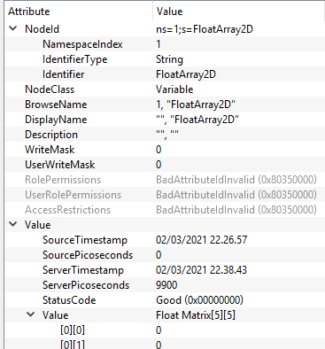 Support for 2D and 3D Arrays · Issue #274 · mikakaraila/node-red-contrib-opcua · GitHub