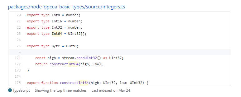 Int64, UInt64 support · Issue #98 · mikakaraila/node-red-contrib-opcua · GitHub