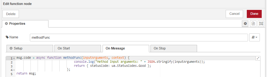 Question: Method support in OPC UA server · Issue #394 · mikakaraila/node-red-contrib-opcua · GitHub