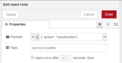 Unsubscribe don't work · Issue #154 · mikakaraila/node-red-contrib-opcua · GitHub