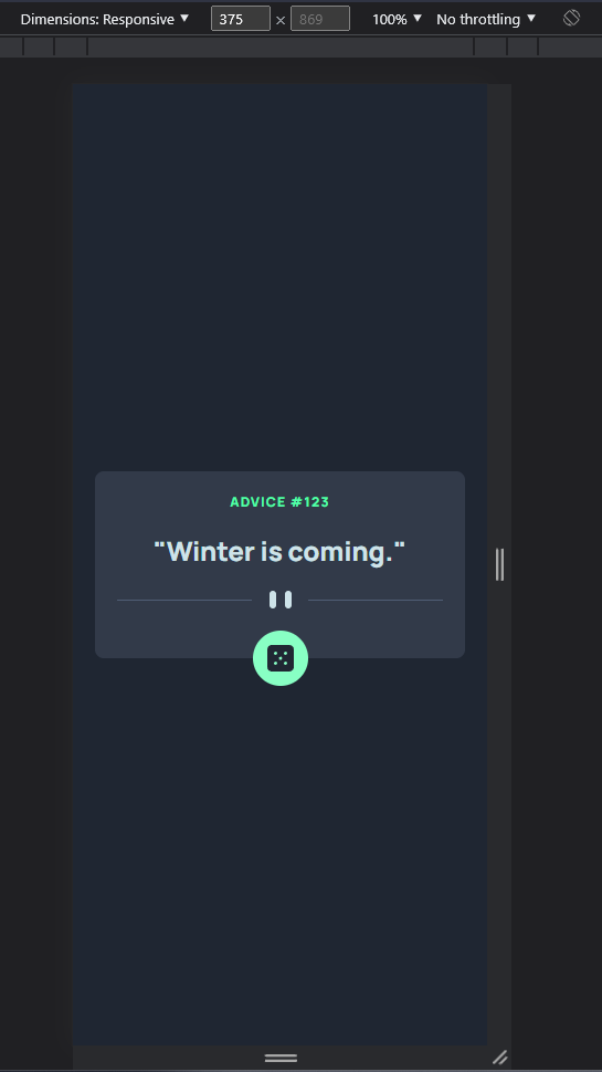 GitHub - Sebaplz/advice-generator-app-main