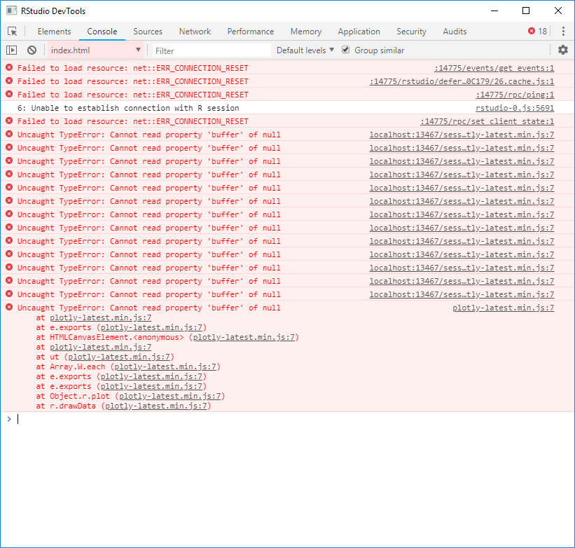 Parcoords not rendering in RStudio · Issue #997 · plotly/plotly.R · GitHub
