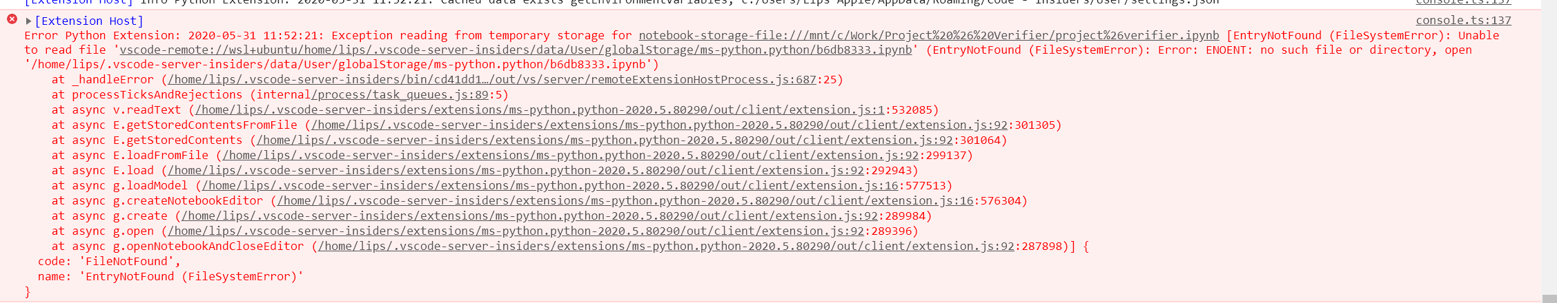 Didn't show anything when I open .ipynb file · Issue #964 · microsoft/vscode-jupyter · GitHub