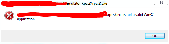 rpcs3.exe is not a valid Win32 application? · Issue #6183 · RPCS3/rpcs3 · GitHub