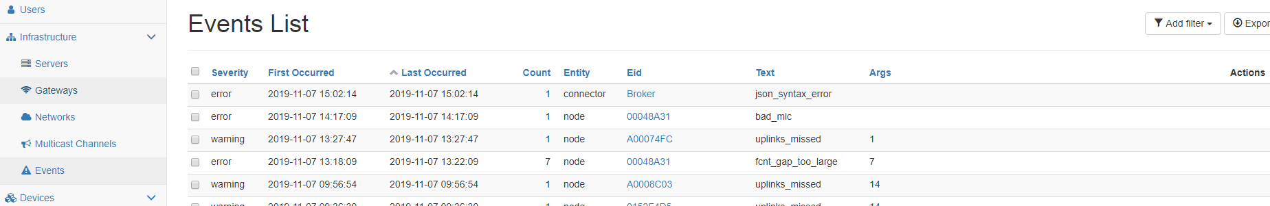 JSON syntax error in 1GATEWAY LORA gateway while sending Downlink · Issue #683 · gotthardp ...