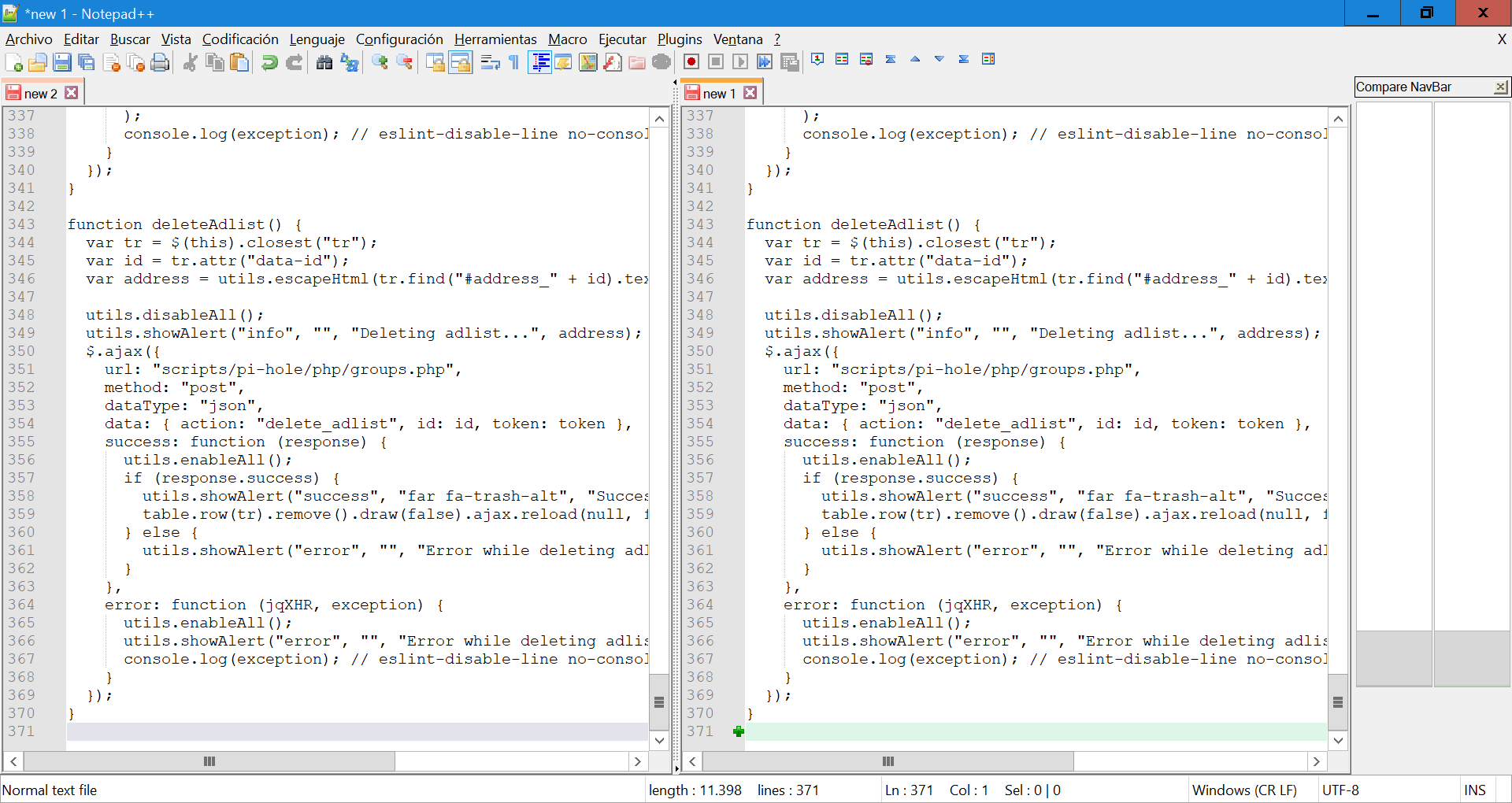 Adlists are not administrable via web after upgrade · Issue #1726 · pi-hole/web · GitHub