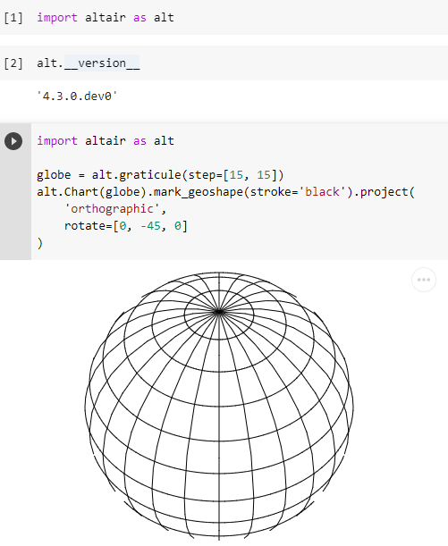 Orthographic Projection Of Graticule Fails · Issue 2595 · Vegaaltair · Github