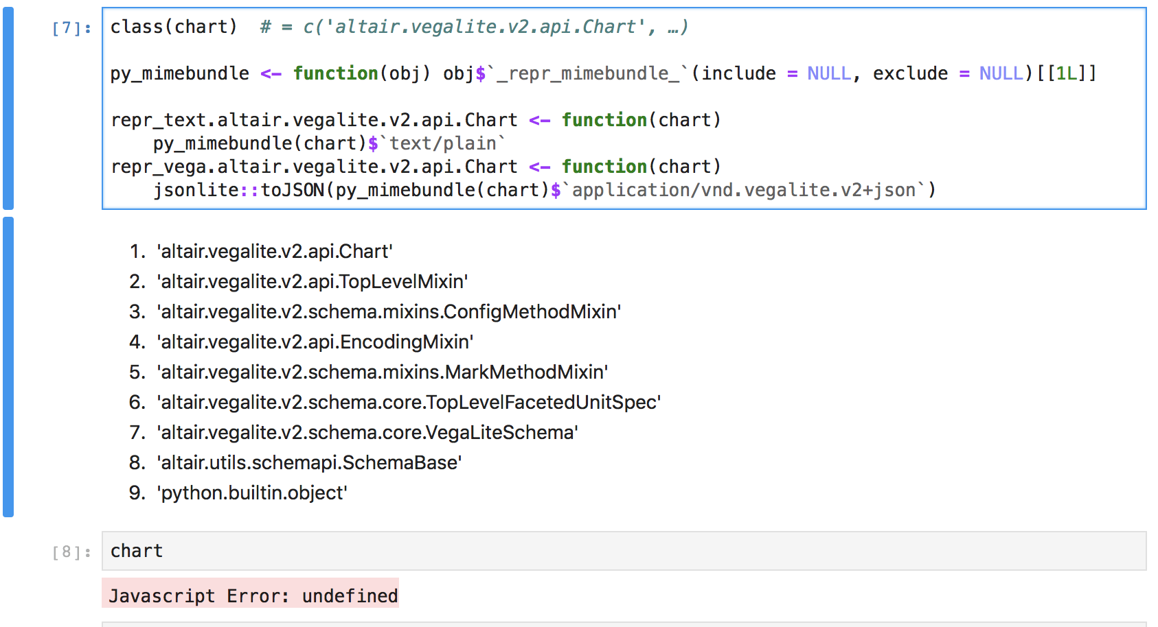 Support for mimetype representations to render Altair · Issue #587 · IRkernel/IRkernel · GitHub
