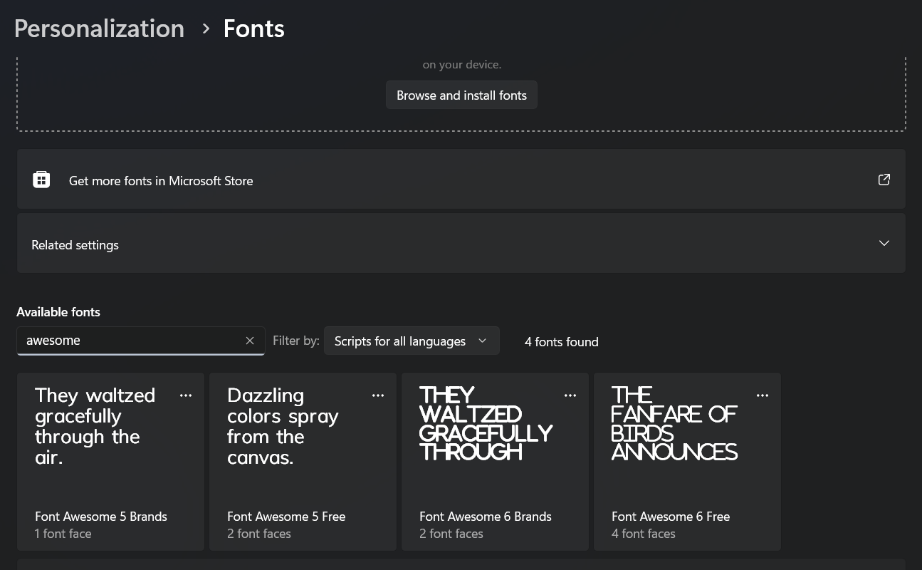 Bug Icons Not Displaying Even Though Font Is Installed · Issue 107 5395