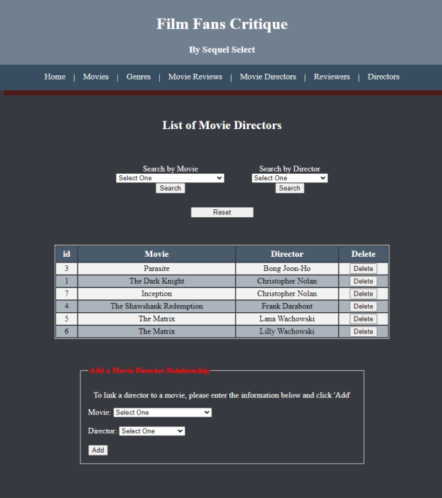 GitHub - basilnoor/Film-db-Project: Project utilizing MySQL to create a movie database with a ...