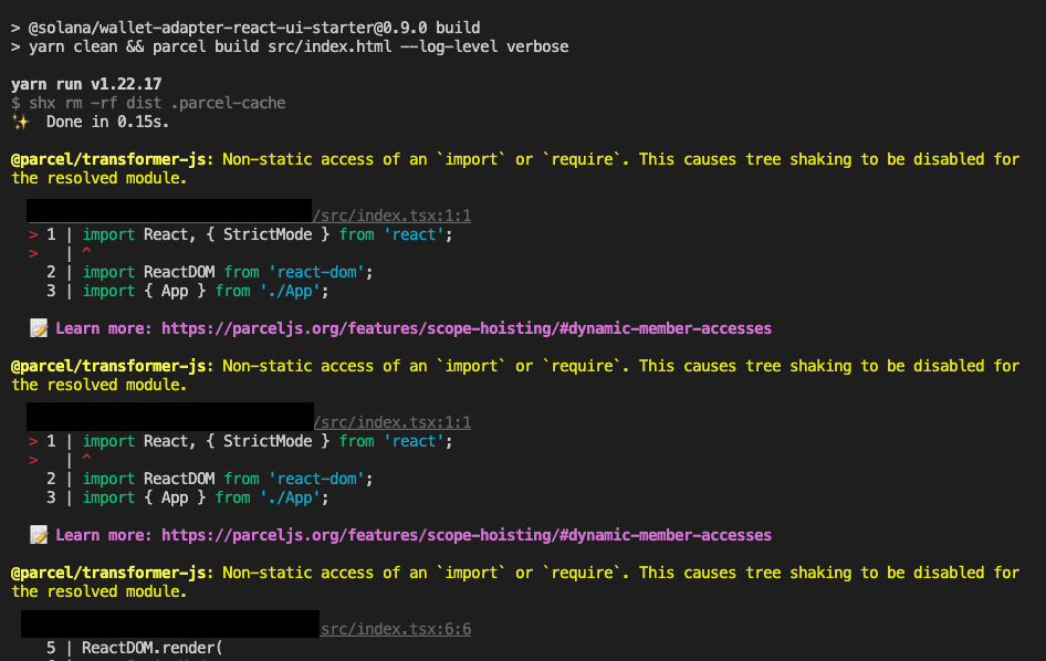 React-UI-Starter Build Script breaks app · Issue #269 · anza-xyz/wallet-adapter · GitHub