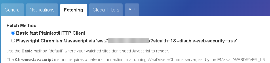 fetching method; missing a method? · Issue #812 · dgtlmoon/changedetection.io · GitHub