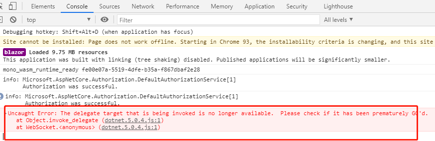 [mono][wasm] print the stack trace when exception. · Issue #50223 · dotnet/runtime · GitHub