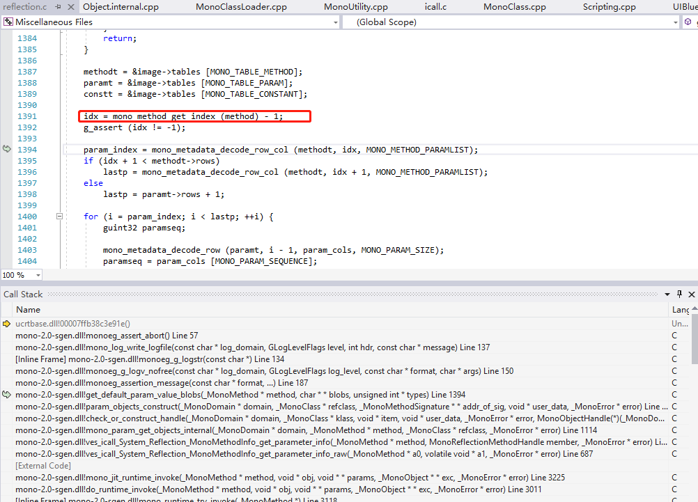 * Assertion at ..\\mono\\metadata\\reflection.c:1392, condition `idx != -1' not met · Issue ...