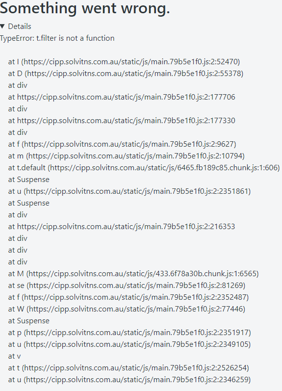 BUG: All Tenant License Report - TypeError: t.filter is not a function ...