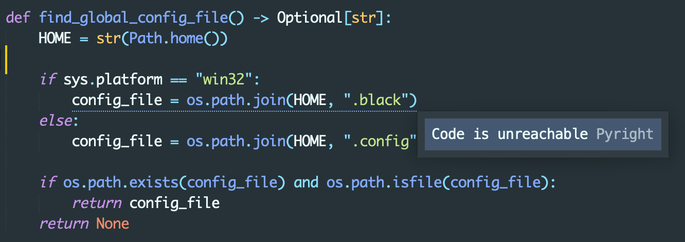 How To Turn Off Code Is Unreachable For A Line Or Block Of Code 