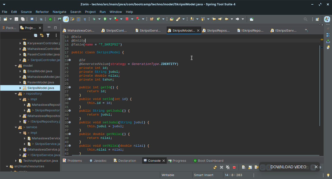 GitHub - tarihoran20/techno: Springboot Quiz - Model - No 2
